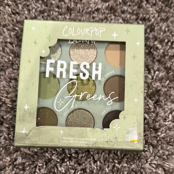 Colourpop | Makeup | New Colourpop Fresh Greens Eyeshadow Palette ...